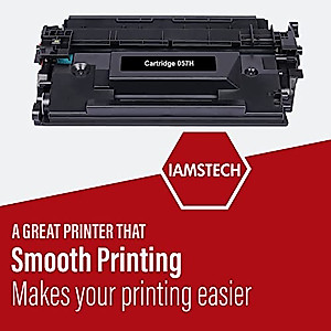 iamstech 057H 057 Toner Compatible with 057H 1-Pack Black High Yield Toner Cartridge Replacement for Canon imageCLASS MF445dw MF448dw MF449dw LBP226dw LBP227dw MF440 MF445 Printer Ink