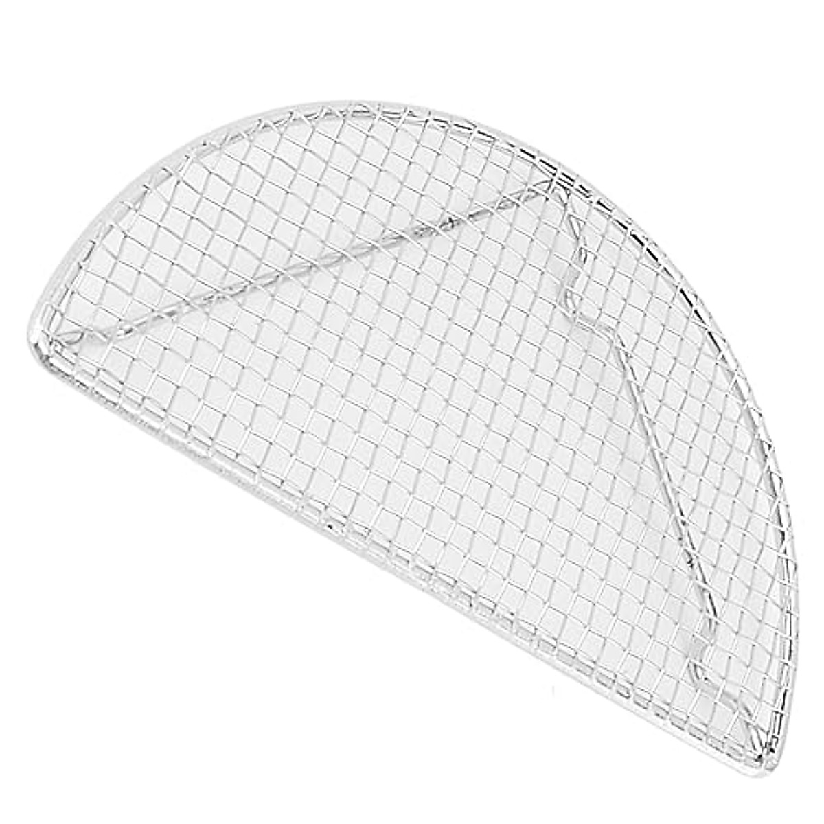 EMUKOEP Cooling Racks for Baking Stainless Steel Wire Cooking Rack High Temperature Resistant Oven Safe for Cooking Roasting Grilling (Medium Semicircle 18CM)