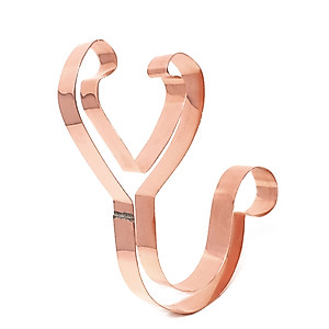 Small 5 1/2 Inch Tall Doctor's Stethoscope Cookie Cutter by The Fussy Pup