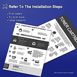 MOLIMER Compatible TN-760 TN760 TN 760 Toner and DR730 DR 730 DR-730 Drum Unit for Brother DCP-L2550DW MFC-L2710DW L2750DW L2750DWXL HL-L2350DW L2395DW Printer (1 Pack Toner, 1 Pack Drum)