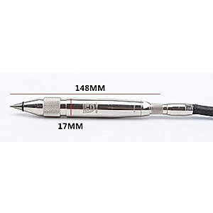 ELEOPTION Pneumatic Engraving Pen Tool Air Pencil Grinder 112L/min Engraver Penumatic Tip Pen