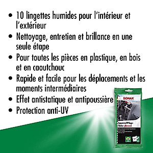 SONAX 04151000 Plastic Care Towelettes