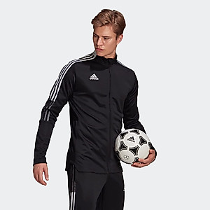 adidas Men's Tiro 21 Track Jacket, Black, Large
