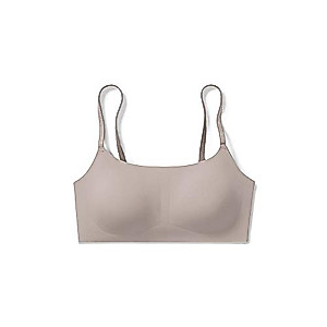 True & Co. Women's True Body Scoop Adjustable Strap Bra, Mink, (Medium) 34-36A/D