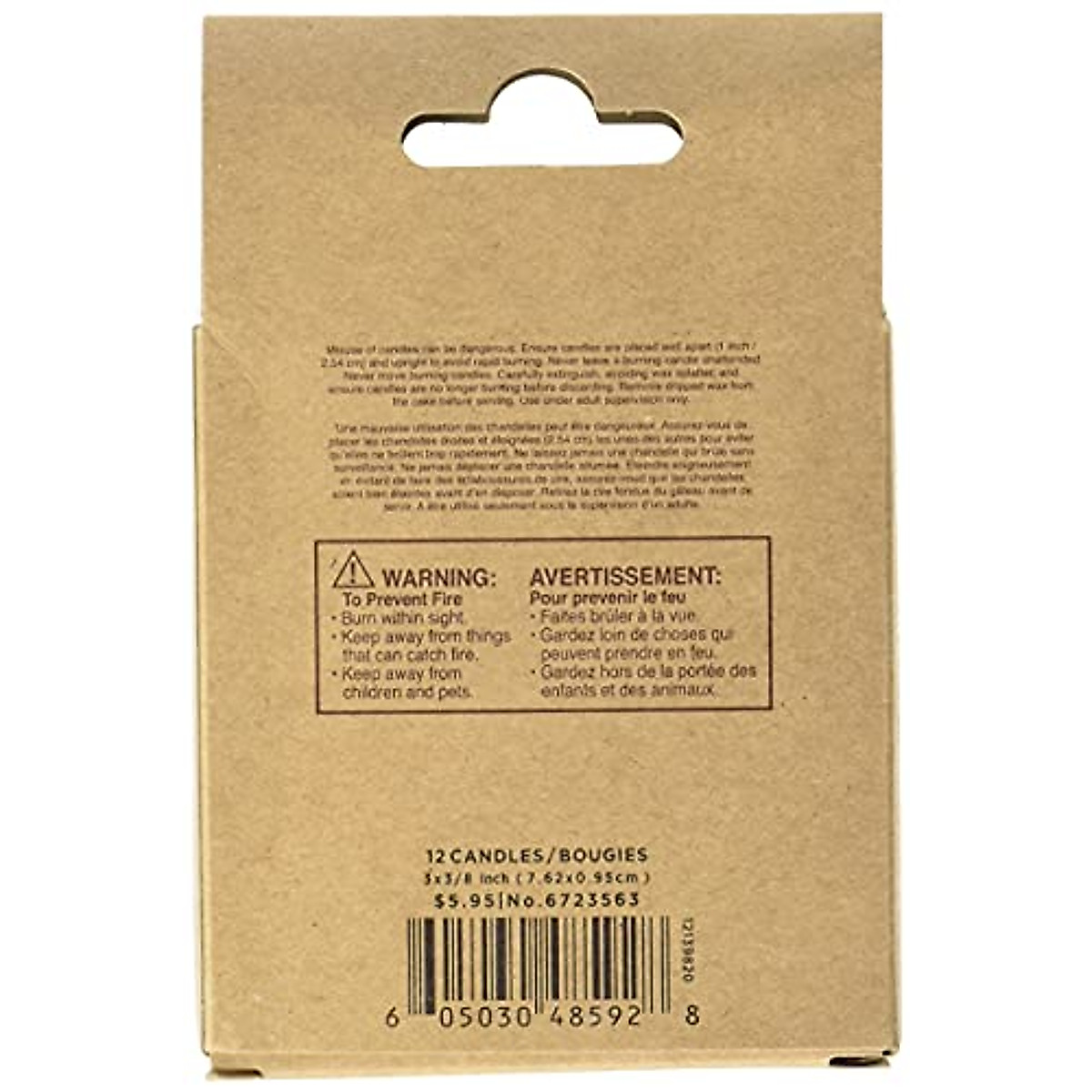 Papyrus Birthday Candles, Black & White (12-Count)