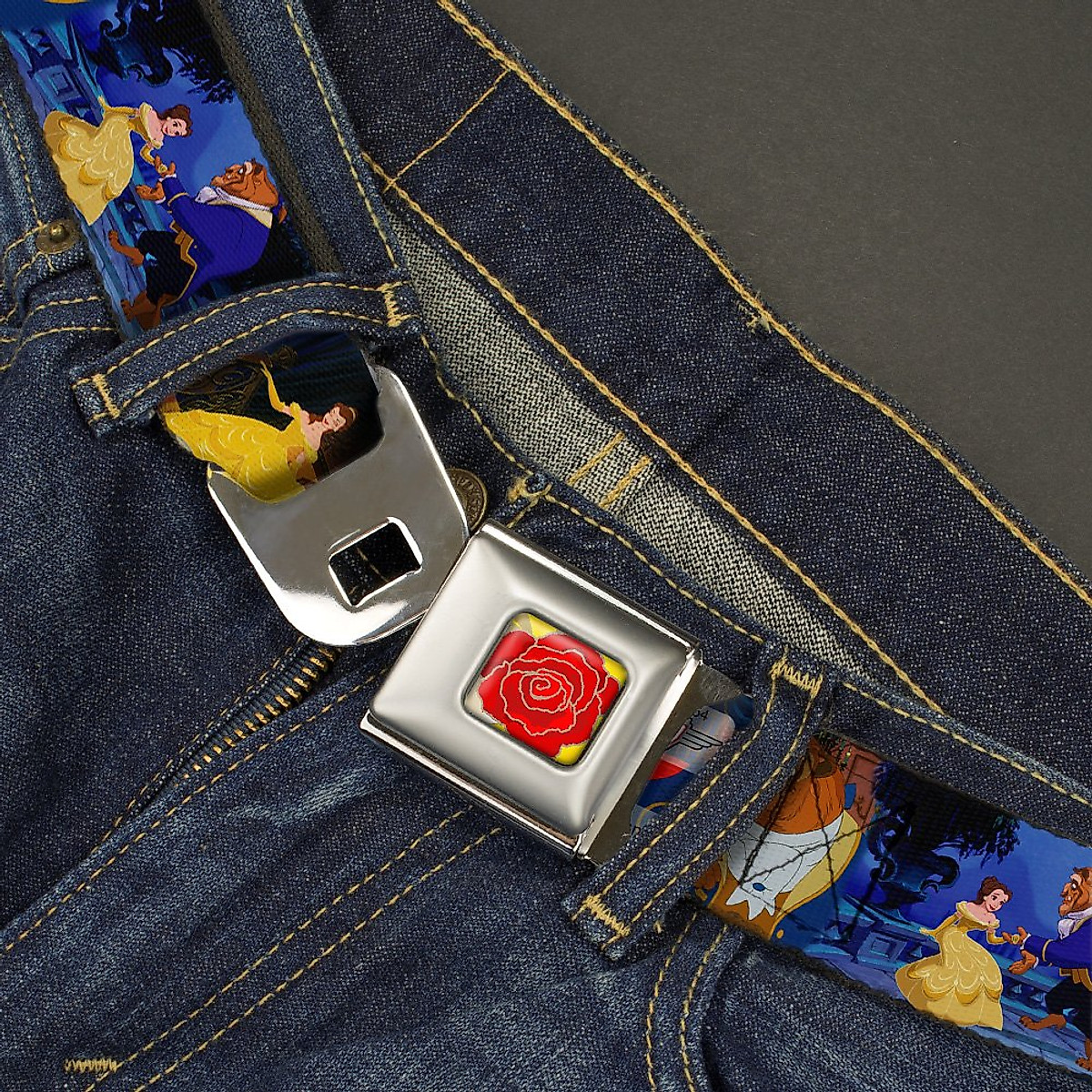 Buckle-Down Seatbelt Belt Beauty and the Beast Belle Regular