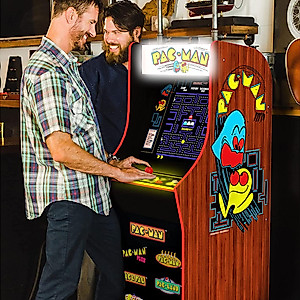 Arcade 1Up Arcade1Up Pac-Man 40th Anniversary Special Edition Arcade Game Machine with Marquee Riser and Stool - Electronic Games 815221021419