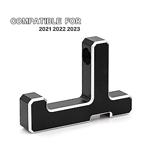 LVOUP Aluminium Alloy Trunk Bag Hook T Shaped Grocery Bag Holder Interior Organizer Compatible for Ford Bronco 2021-2023 2&4-Door Black(Not Sport)