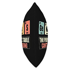 Chemistry Genius Periodic Elements Outfit Genius The Periodic Table Can't be Wrong Funny Chemist Throw Pillow, 18x18, Multicolor