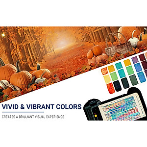 Allenjoy 10 x 8 FT Fall Photography Backdrop Thanksgiving Party Supplies Autumn Pumpkin Friendsgiving Background Decor Photo Booth Props