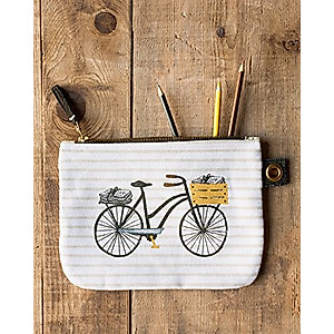 Danica Studio Danica Large Zipper Pouch, Bicicletta