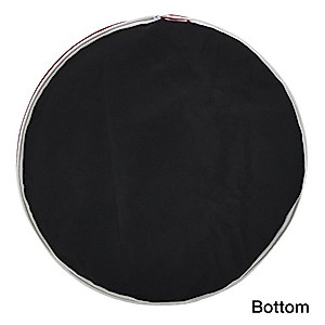 SARO LIFESTYLE Outdoor Collection Simply Solid Ottoman/PU906.R, 21" x 9", Red