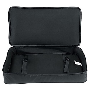 Rockville MCB22 Gig Bag Case 4 DJ/MIDI/Keyboard Controllers/Guitar Pedal Board,Black,23” x 12” x 4”