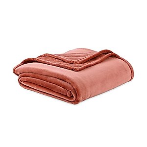 berkshire Recycled VelvetLoft Throw | Recycled All-Season VelvetLoft Throw | Carrot | Throw (60" x 70")