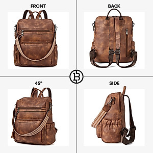 BOSTANTEN Small Wallet For Women ＆ Backpack for women