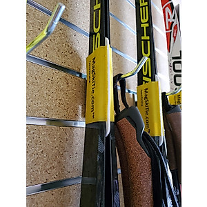 MagSkiTie - 3 Pair- Cross Country Ski Tie Strap Magnetic Nordic Ski Tie Skate Ski Tie Classic Ski Tie Ski Clip Ski Holder The Best Nordic Ski Tie Solution No More Falling Skisi