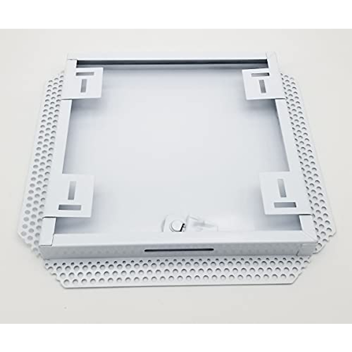 Access Door 10" X 10" Steel Access Panel Door with Plaster Bead Frame for Wall/Ceiling Application with Slotted Lock - [Outer Dimensions: 11" Width X 11" Height]