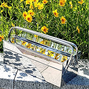 Angoily Stainless Steel Toolbox with 2 Folding Trays Multipurpose Organizer Portable Handled Storage Case Household Metal Sewing Box Organizer for Art Craft