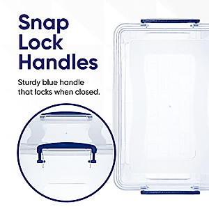 Superio Storage Container, Clear 20 Qt.