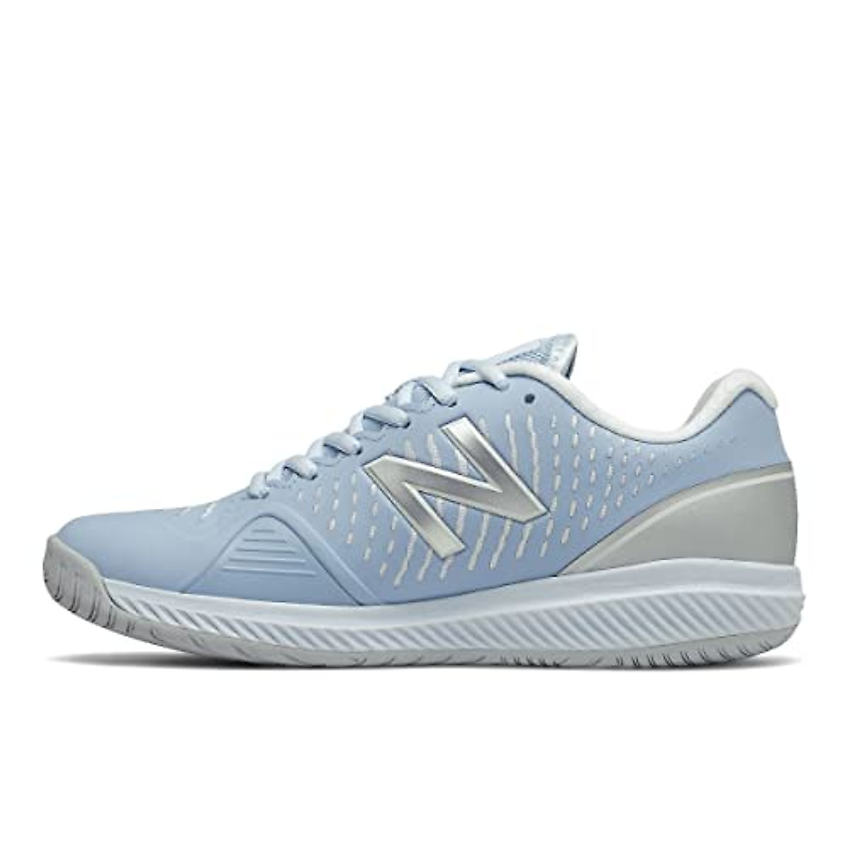 New Balance Women's 796 V2 Hard Court Tennis Shoe, Uv Glo/Silver, 5 Wide