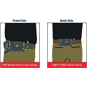 GCS Handmade Micarta Handle D2 Tool Steel Tactical Hunting Knife with leather sheath Full tang blade designed for Hunting & EDC GCS 312