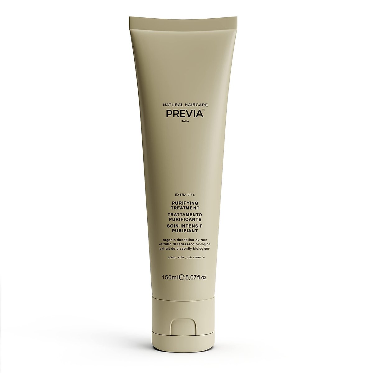 PREVIA Purifying Anti-Dandruff Treatment | Extra Life, The Virtuous Scalp Ritual | Purifies & Normalizes Scalp to Fight Dandruff & Eczema While Soothing Scalp - 5 oz