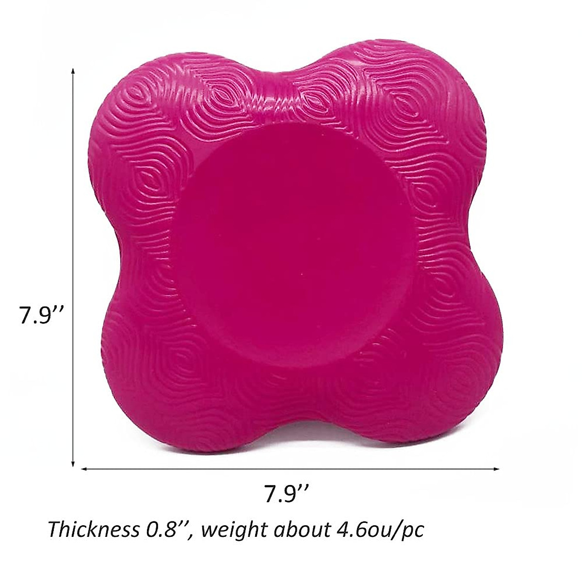 Yoga Knee Pad Support, Non Slip Cushion for Knees Thick Kneeling Pad, Soft Yoga Knee and Elbow Wrist Pads for Women/Men, for Kneeling Down, Workout, Pilates Exercise 2 Pack (Rose)