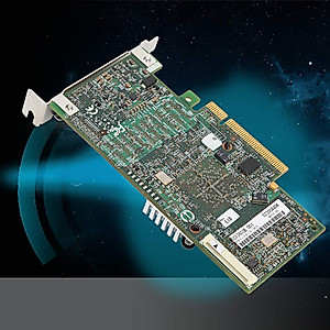 ASHATA SAS Controller Card, 8-Port SATA+SAS Ports Expansion Card, 9267-8i 2208 6Gb/s 512MB PCI-E 2.0 8Port SATA/SAS RAID0/1/10 Controller Card Low Baffle