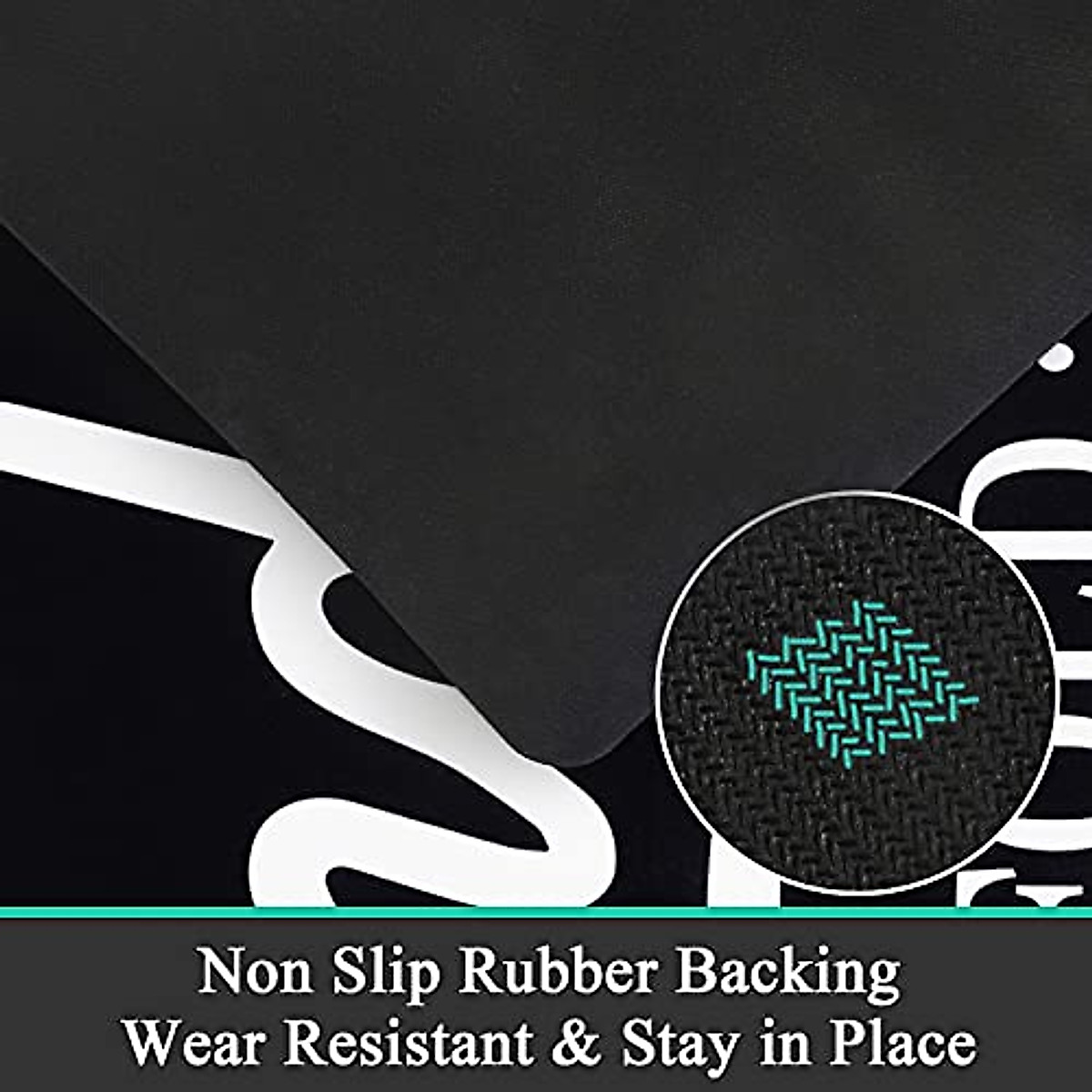 Pauwer Farmhouse Laundry Room Rugs Runner 20"x59" Long Non Slip Waterproof Laundry Mats Kitchen Floor Carpet Durable Cushioned Natural Rubber Foam Area Rug for Laundry Room Kitchen Bathroom