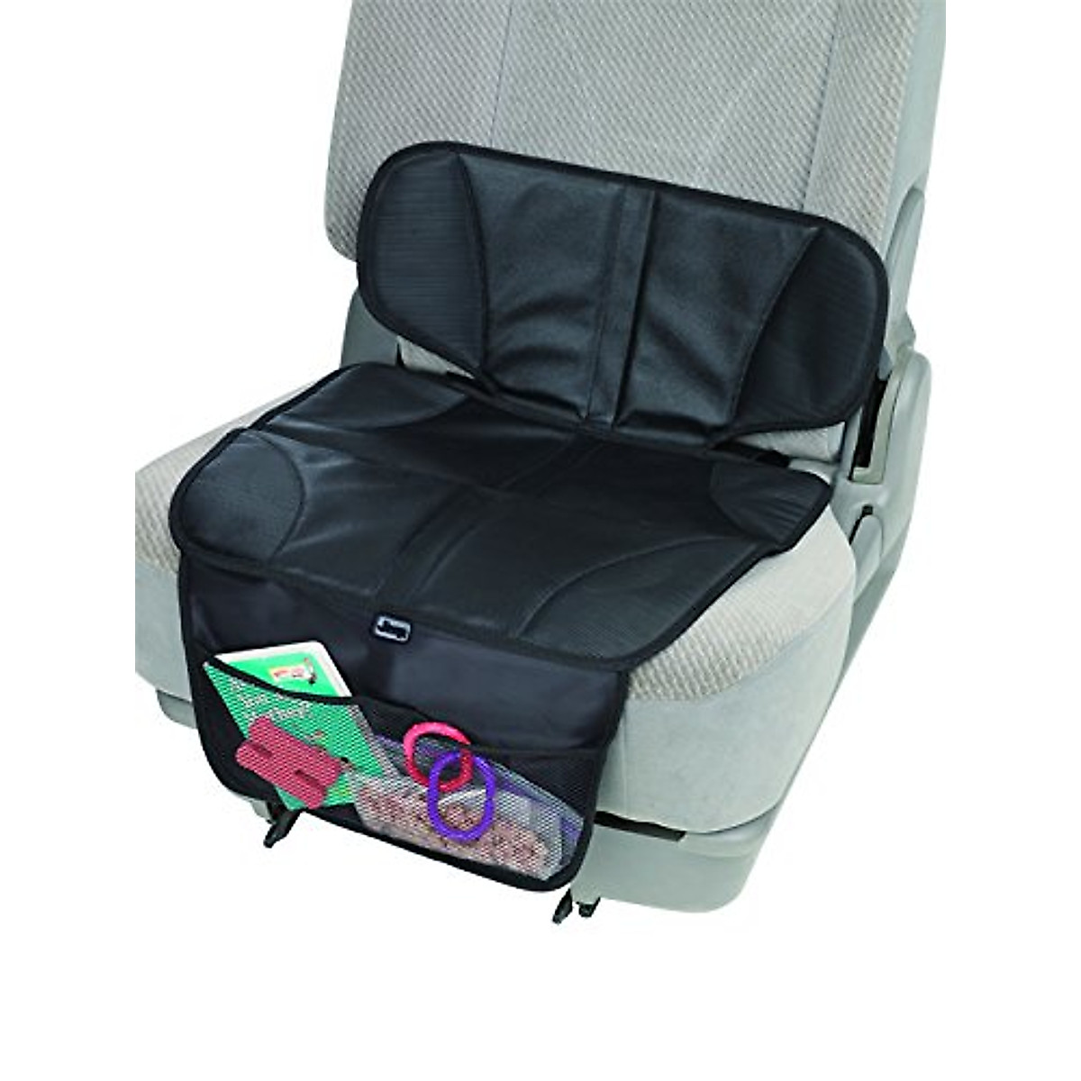 Jeep Car Seat Protector, Anti Slip Car Seat Mat, Seat Protector for Car Seat and Pets, Water Resistant seat Back Protector, Easy Clean Car Seat Protector, Fits Most Vehicles, Safe for Babies, Black