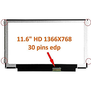 FULLCOM New 11.6 inch Replacement Screen Compatible with Stream 11-Y020WM Also fit B116XTN02.3, B116XTN02.1