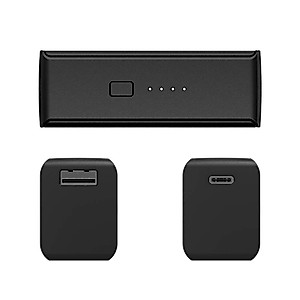 Motorola TurboPower Pack 5000- Ultra Compact, USB-PD and QC3.0 Power Bank for Moto G Power/Stylus/Fast, Razr, Edge/Edge+, One Fusion+/Vision+/Zoom, G7 Play/Power/Optimo Maxx/Supra