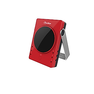 GrillEye GE0001 Smart Bluetooth Grilling & Smoking Thermometer, Red