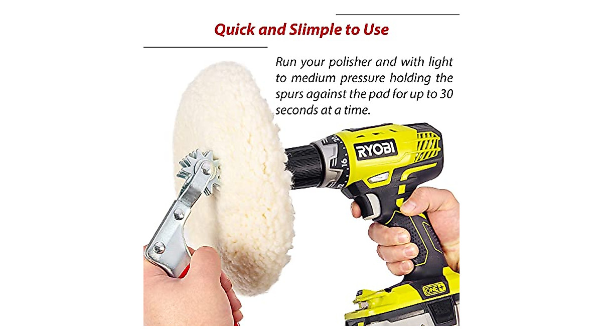 Revitalize Buffing Pads with CANOPUS Spur Tool