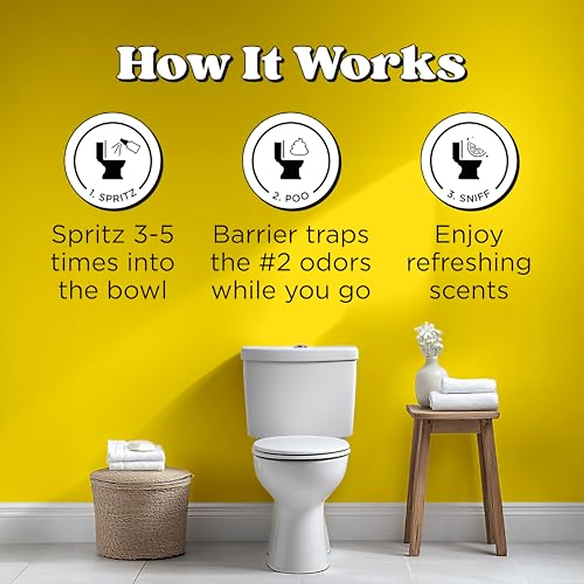 Poo-Pourri Before-You-Go Toilet Spray, Original Citrus, 2 Fl Oz - Lemon, Bergamot and Lemongrass