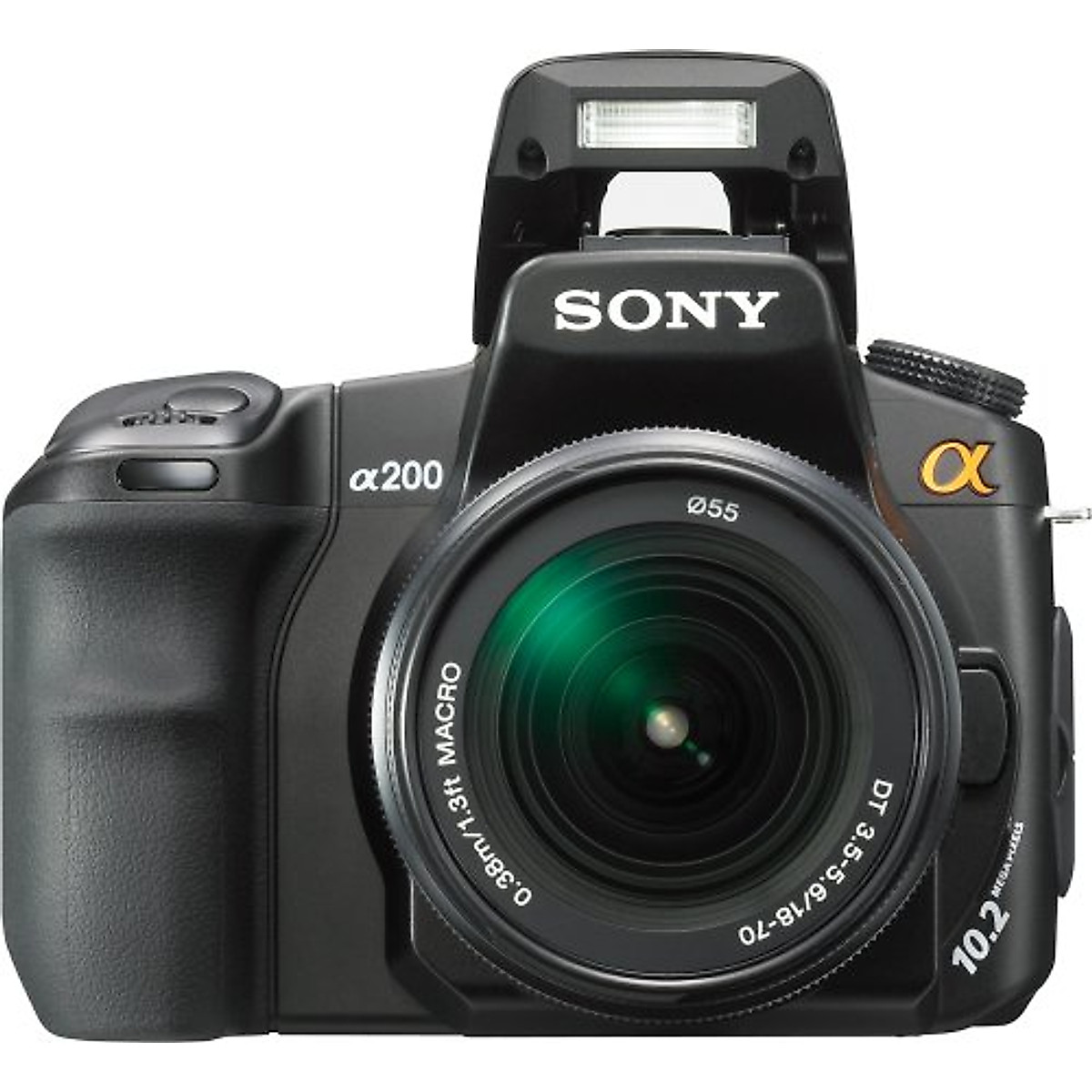 Sony Alpha A200K 10.2MP Digital SLR Camera Kit with Super SteadyShot Image Stabilization with 18-70mm f/3.5-5.6 Lens
