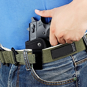 High Tactical Gun Holster for Men and Women IWB/OWB + Mag, Subcompact, Compact, Full Size Gun Right/Left Hand Glock 17 Holster, Glock 19 Holster, Glock 19 Accessories, Gun Holsters for Pistols 9mm