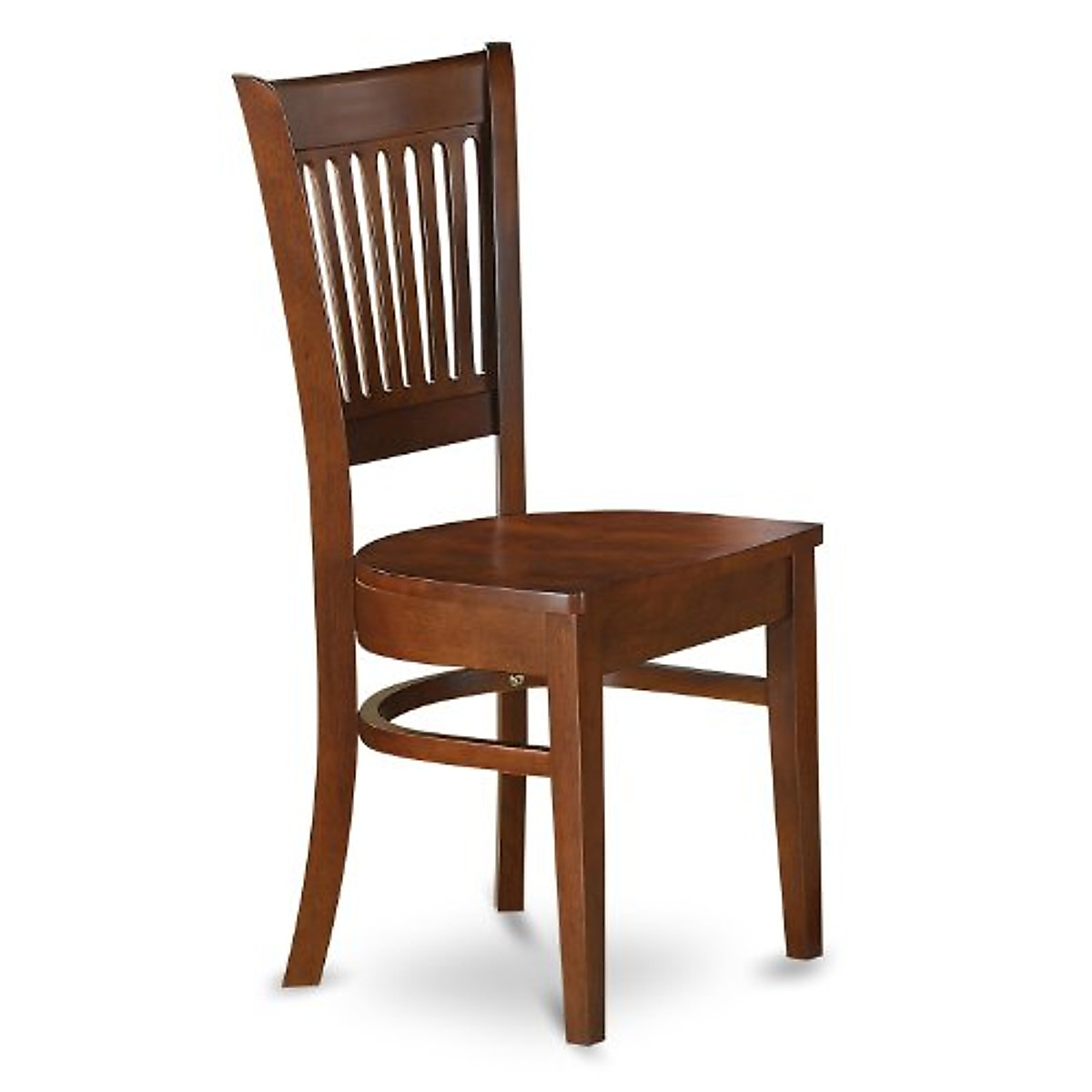 East West Furniture KEVA5-ESP-W 5 Piece Kitchen Table Set for 4 Includes an Oval Dining Table with Butterfly Leaf and 4 Dining Room Chairs, 42x60 Inch, Espresso