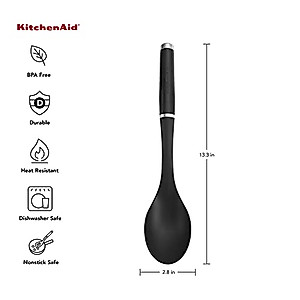 KitchenAid Classic Basting Spoon, One Size, Black