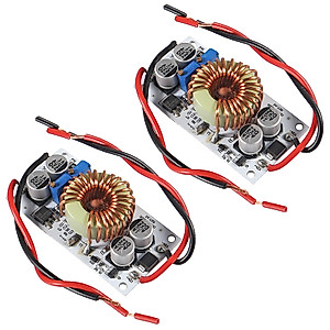 AITRIP 2PCS Adjustable Step-Up Power Supply Module,250W DC-DC Module 10-40V to 10-50V 6A Adjustable Step-Up Power Supply Module 250W DC Booster Constant Voltage Constant Current Power Converter Module