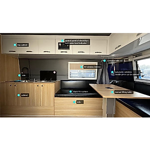 Airstream Caravans Trailer with Bedroom/Living Room/Bathroom and Kitchen.Now Travelling is Much Easy, 24 * 7.15 * 8ft.