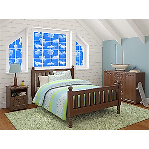 FLFK 3D Blue Sky White Clouds Self-Adhesive Wallpaper Removable Vinyl Peel and Stick Cloud Wall Murals for Toddler Nursery Baby Bedroom