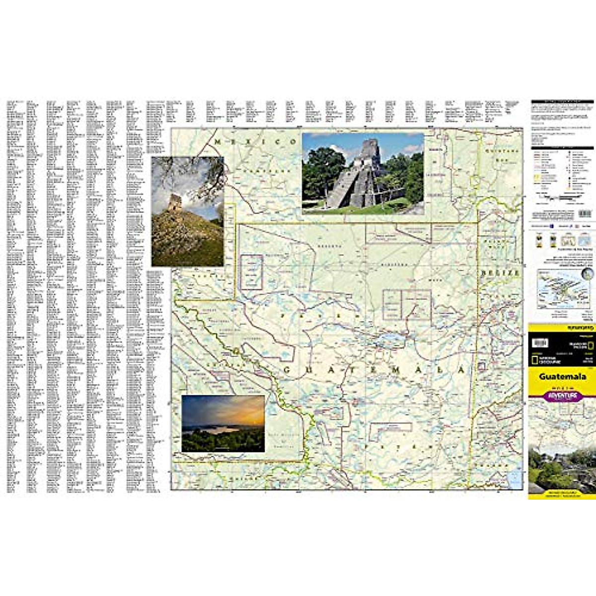 Guatemala Map (National Geographic Adventure Map, 3110)