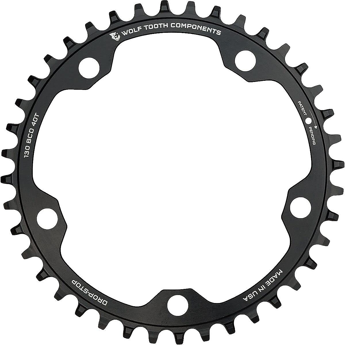 Wolf Tooth 110 BCD Gravel/CX/Road Bike Chainrings (44 Tooth, Drop-Stop B)