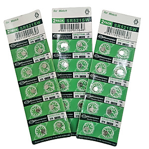 30pcs LR521 AG0 1.5V Alkaline Coin Batteries SR521SW 379 SR521 179 SR63 Watch Battery Button Coin Cell for Watches, Keychain Flashlight, Penlight, LED Propellers, Hot Toys