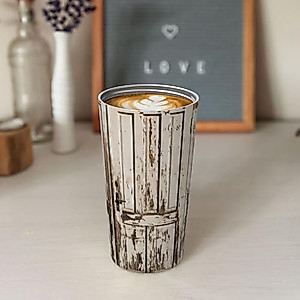 WANGXUEE Stall Barn Door Print 500ml Stainless Steel Travel Tumbler Double Wall Vacuum Insulated Coffee Mug