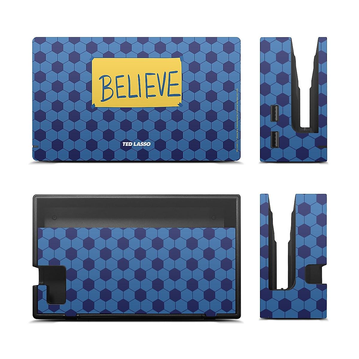 Head Case Designs Officially Licensed Ted Lasso Believe Season 1 Graphics Vinyl Sticker Gaming Skin Decal Cover Compatible With Nintendo Switch Console & Dock