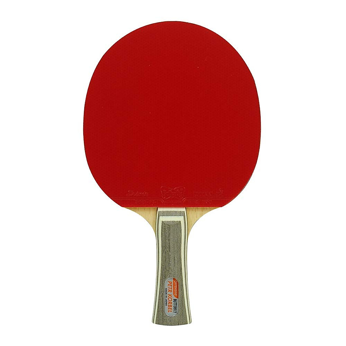 Butterfly Petr Korbel Blade & Sriver Rubber Shakehand Table Tennis Racket | Pro-Line Series | Classic Blade and Rubber Combination That Can Do It All | Recommended for Advanced Level Players