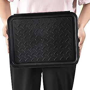 3 Pcs Under Sink Drip Tray, 13.8 * 10.8 Inch Plastic Under the Sink Drip Protector Tray Under the Sink Mat Under Sink Drip Catcher for Kitchen Bathroom or Laundry Room