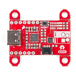 SparkFun Power Delivery Board - USB-C (Qwiic) Effectively Manage Power Distribution Achieve Higher voltages 5-20V Up to 100W of Power Output Current up to 5A Reversible USB-C Connection No Soldering